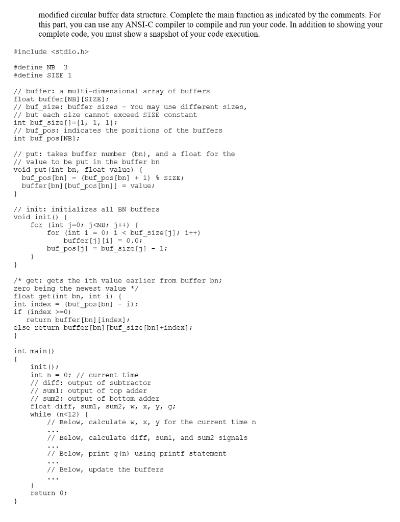 Consider the following DSP filter w(n) y(n) + 1/z 1/2 | Chegg.com
