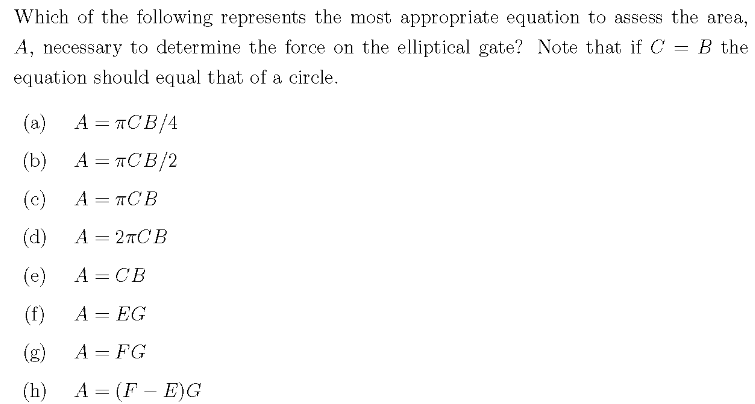 Solved a = Consider an elliptical gate inside a rectangular | Chegg.com