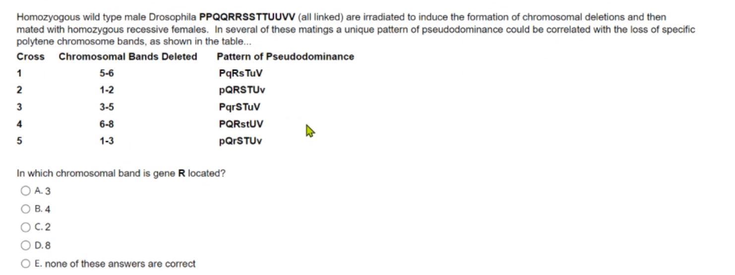 Homozyogous wild type male Drosophila PPQQRRSSTTUUVV | Chegg.com
