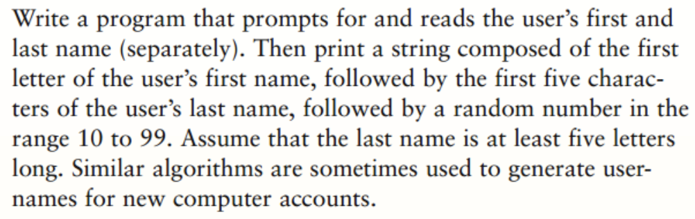 Solved Write a program that prompts for and reads the user's | Chegg.com