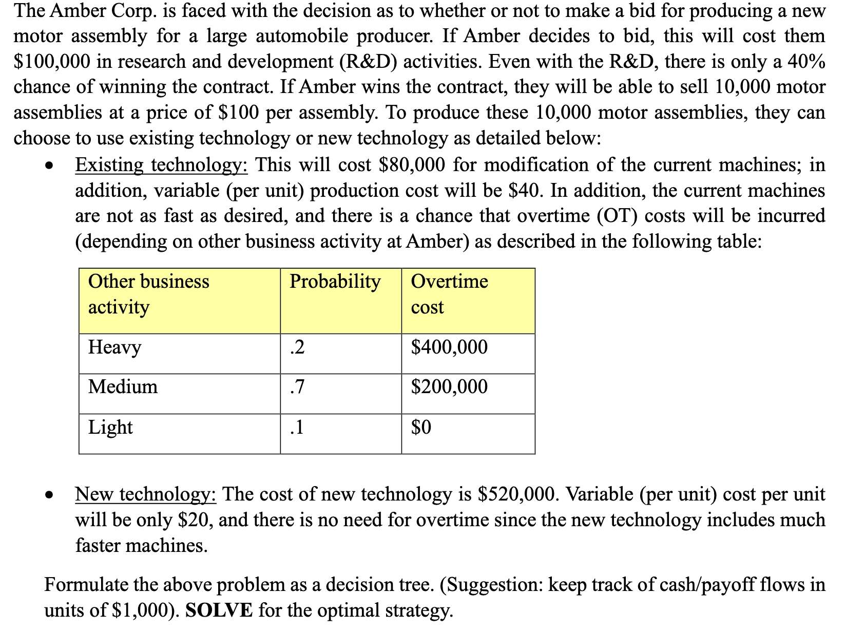 Solved Greetings , ﻿It is a decision tree problem. Please | Chegg.com