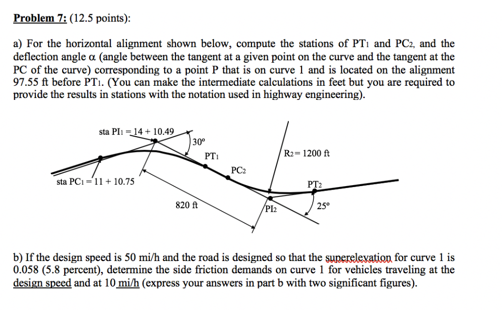 Solved Problem 7: (12.5 points): a) For the horizontal | Chegg.com