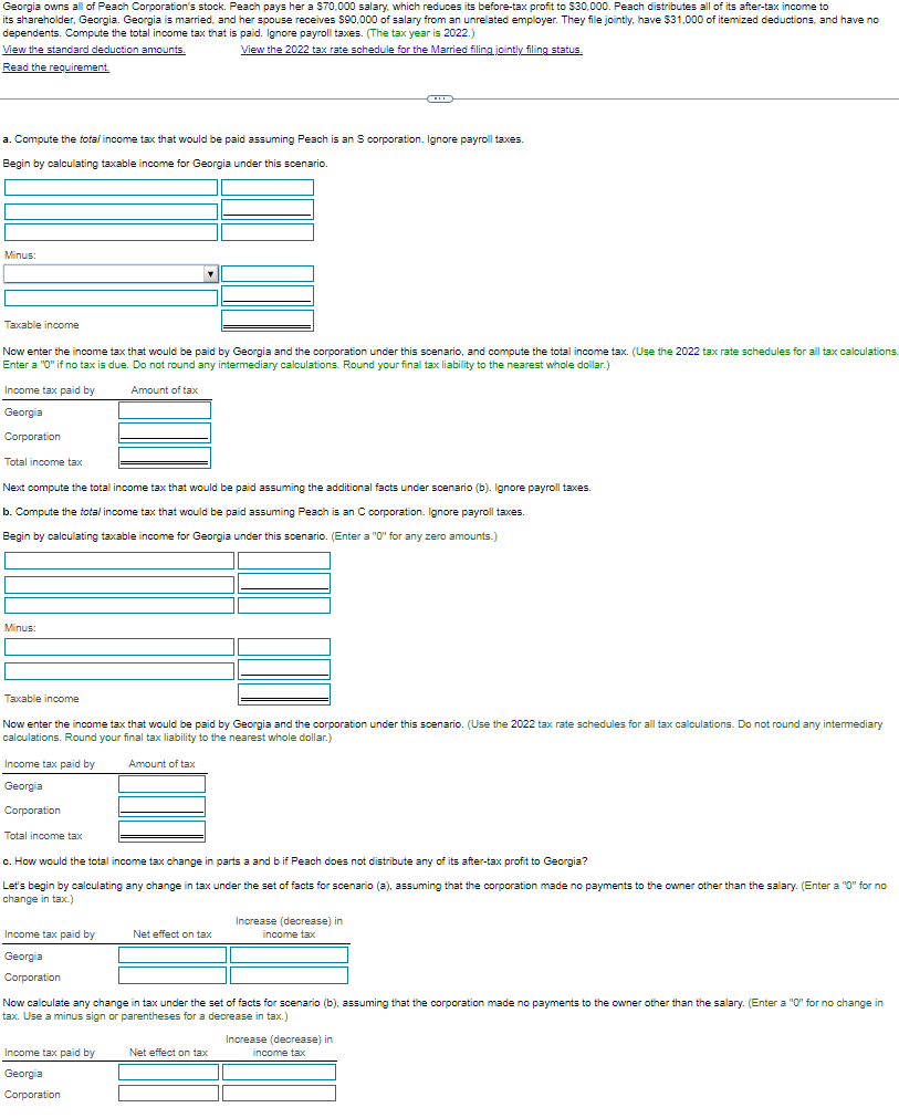 Solved Standard Deduction AmountsMarried Filing Joint Tax | Chegg.com