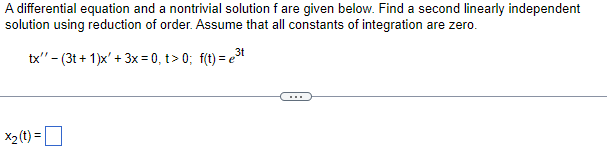 Solved Solve the initial value problem below for the | Chegg.com