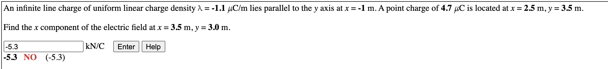 Solved An infinite line charge of uniform linear charge | Chegg.com