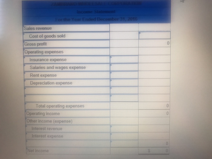 Solved Prepare an accrual basis income statement for | Chegg.com