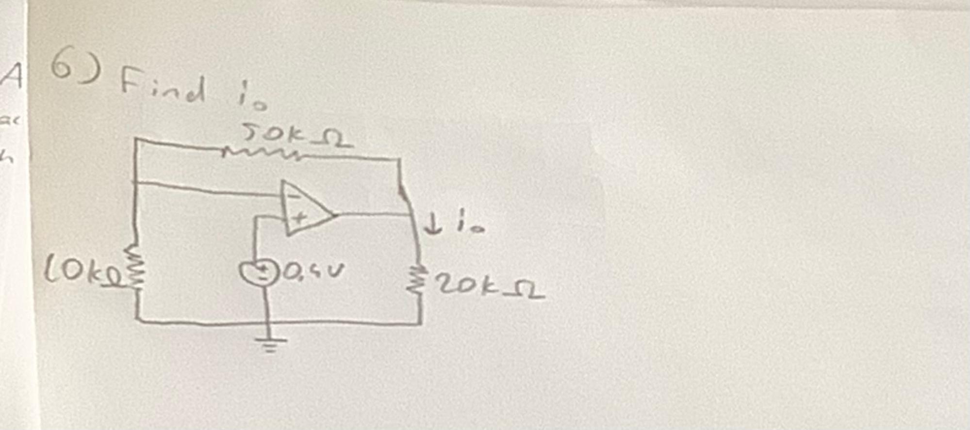 Solved 6) Find io | Chegg.com