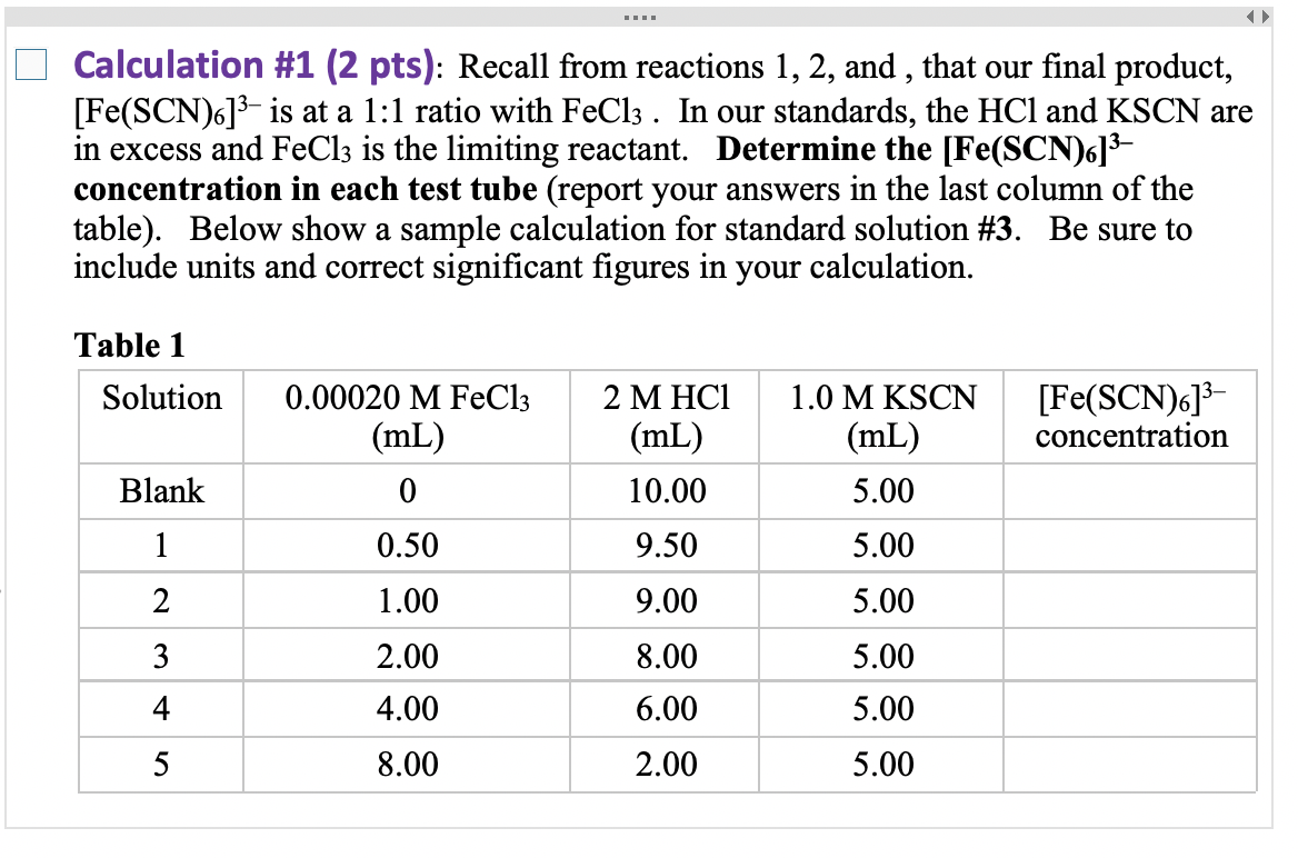 Solved Fe(s) + 2HCl(aq) → Fe2+(aq) + 2Cl (aq) + H2(g) (1) | Chegg.com