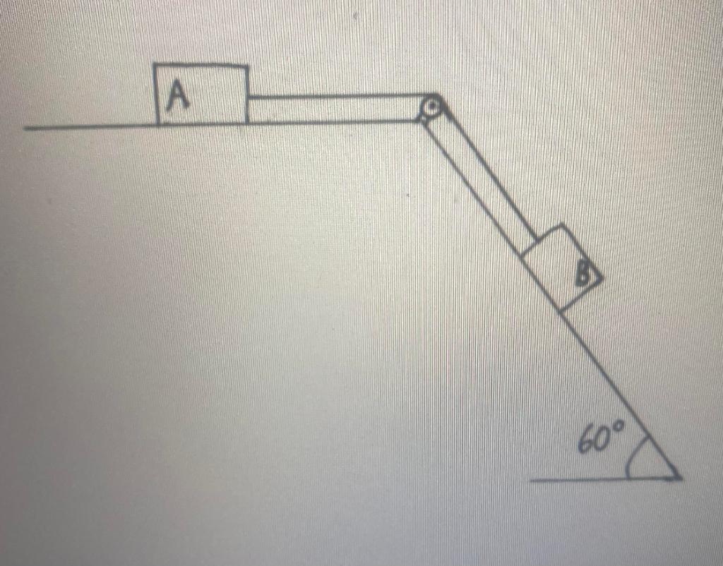 Solved Two bricks are connected by a string as shown in the | Chegg.com