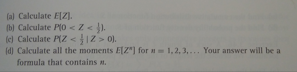 Solved Exercise 3.37. Suppose random variable X has a | Chegg.com