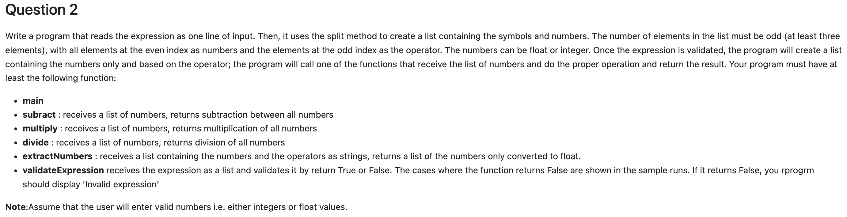 Solved The material for hw3 is Functions and lists. | Chegg.com