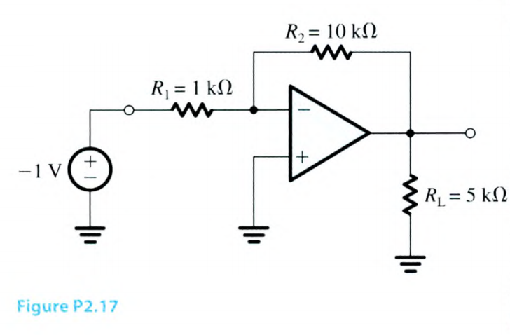 Solved In the circuit of Fig. P2.17, what is the | Chegg.com