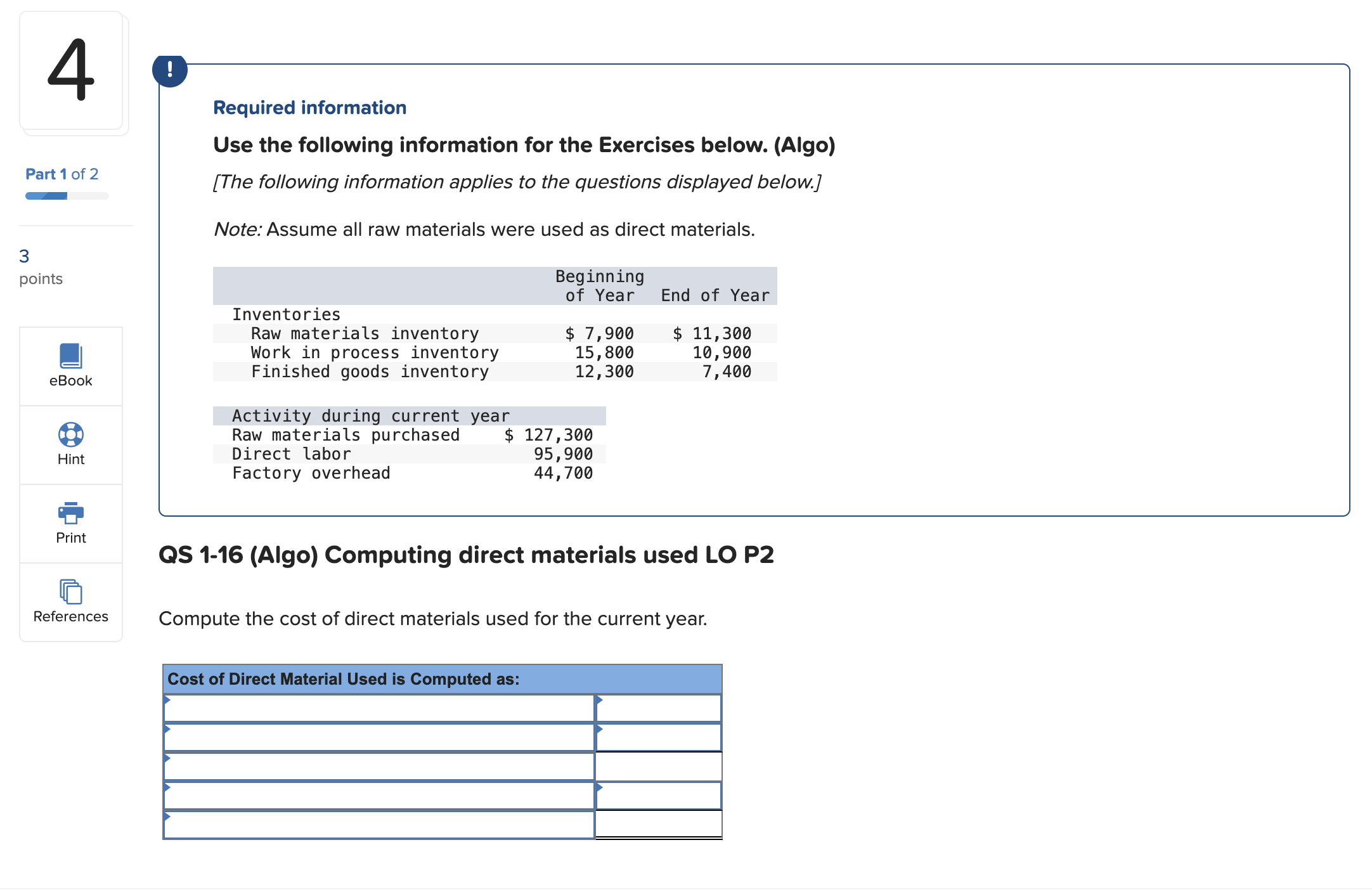 Solved Required informationUse the following information for | Chegg.com