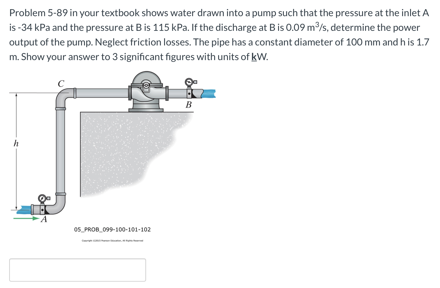 Solved Problem 5-89 in your textbook shows water drawn into | Chegg.com