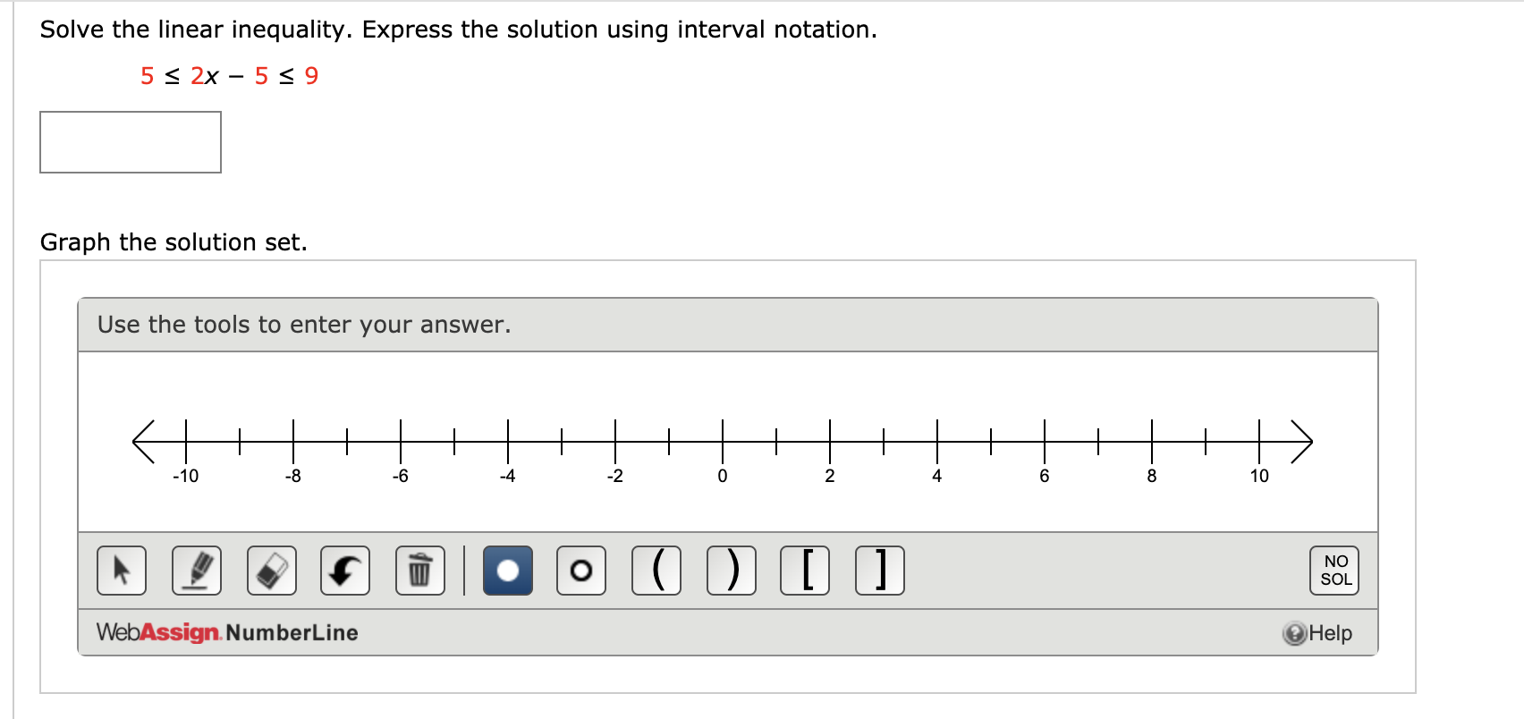 Solved Solve the linear inequality. Express the solution | Chegg.com