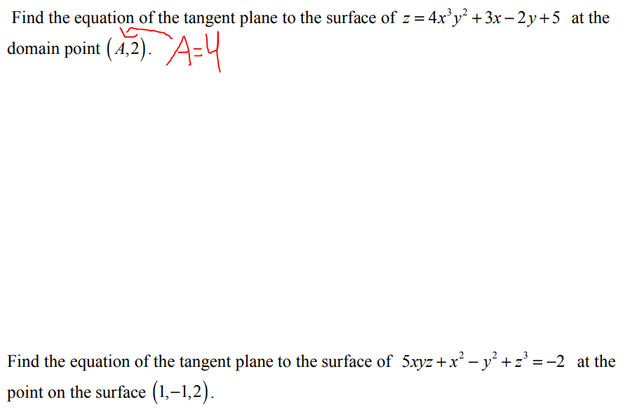 Solved Find the equation of the tangent plane to the surface | Chegg.com