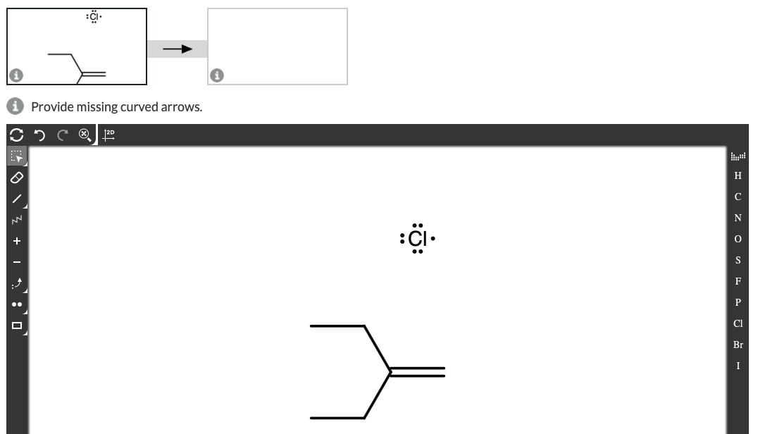 Solved Provide missing curved arrows and draw the product of | Chegg.com
