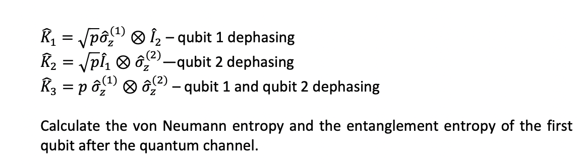Solved [30] Entropy measures Suppose that two qubits are | Chegg.com