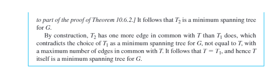 Solved Prove that if a connected, weighted graph G is input | Chegg.com