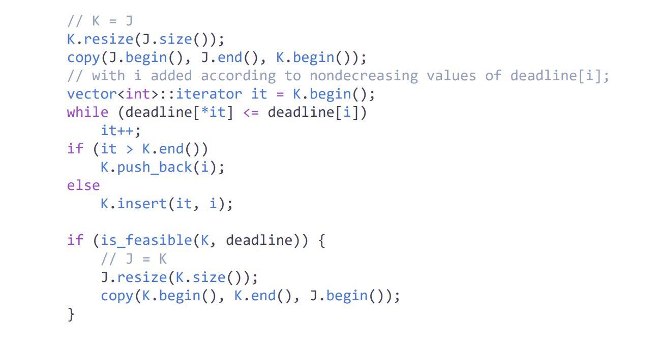 Solved Scheduling with deadlines Implement Algorithm 4.4 | Chegg.com