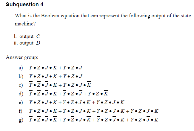 Solved What is the Boolean equation that can represent the | Chegg.com