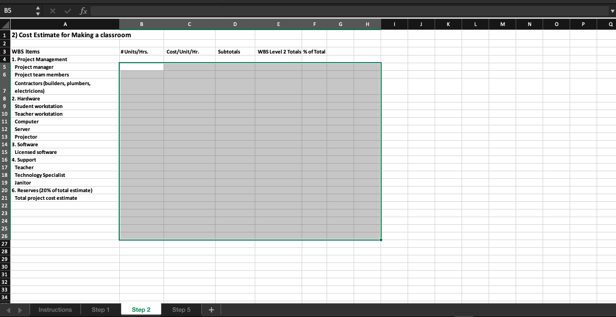 Ms Excel Practice Assignment 5 1 Create A Ms Excel