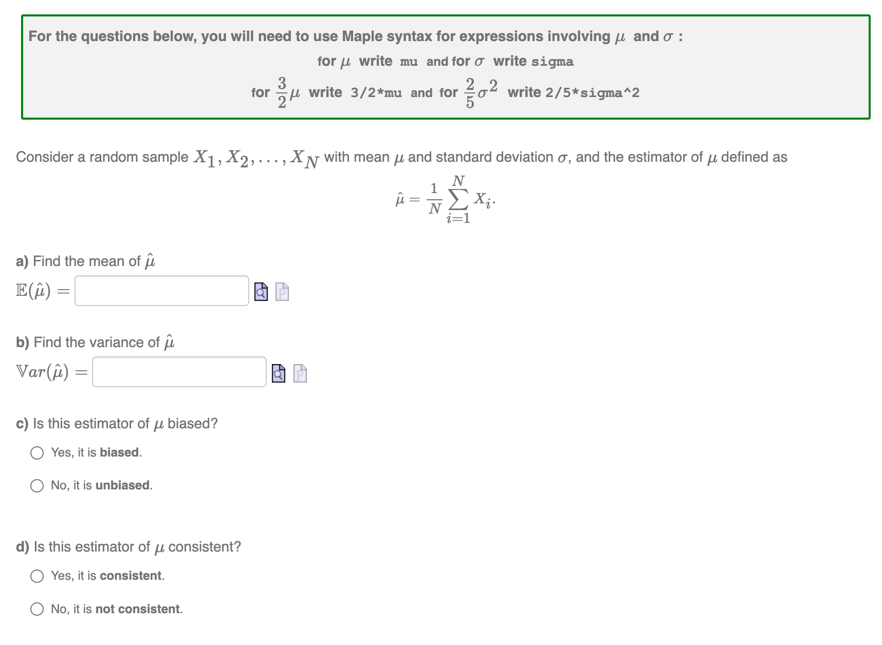 Solved For the questions below, you will need to use Maple | Chegg.com