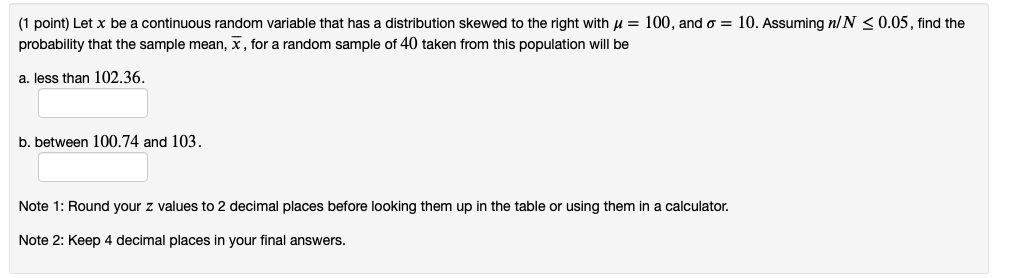 Solved (1 point) a. How large a sample should be selected so | Chegg.com