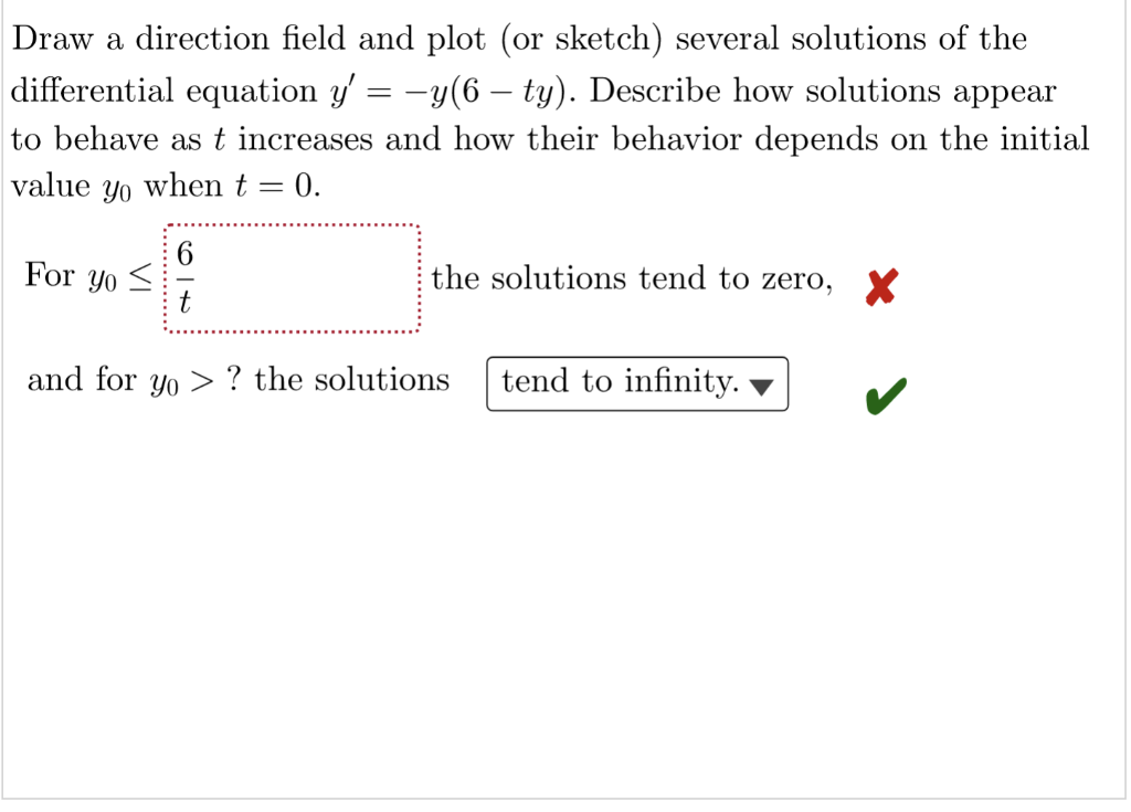 Solved Draw a direction field and plot (or sketch) several | Chegg.com
