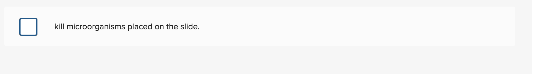 Solved The purpose of heat fixation is to Check All That | Chegg.com