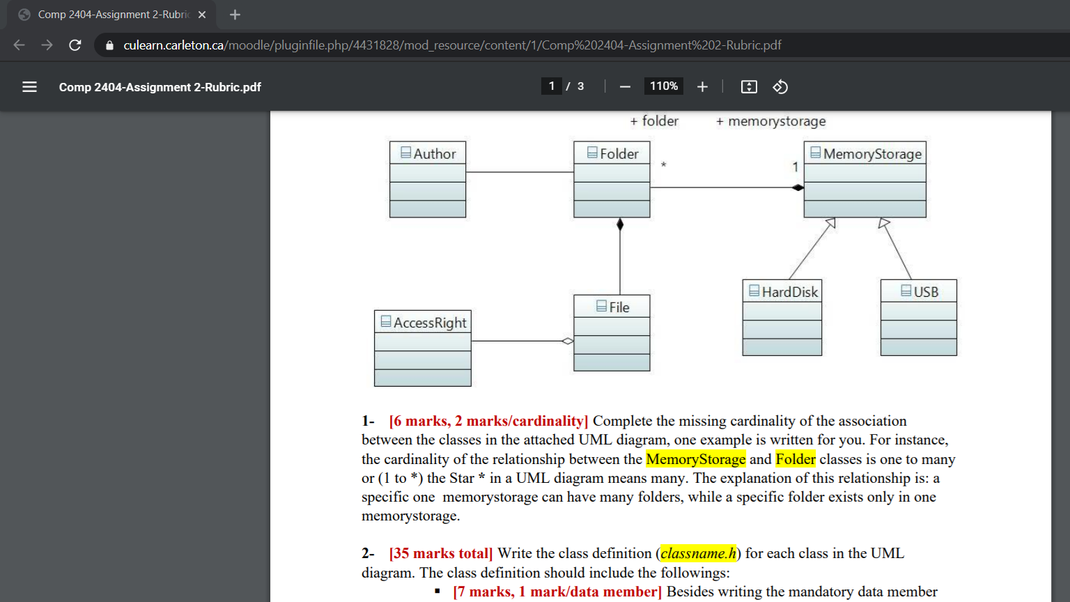 You will begin by understanding the UML class diagram | Chegg.com