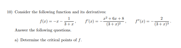 Solved 10) Consider the following function and its | Chegg.com
