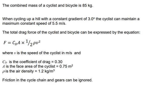 Solved Calculate the maximum speed at which the cyclist can | Chegg.com
