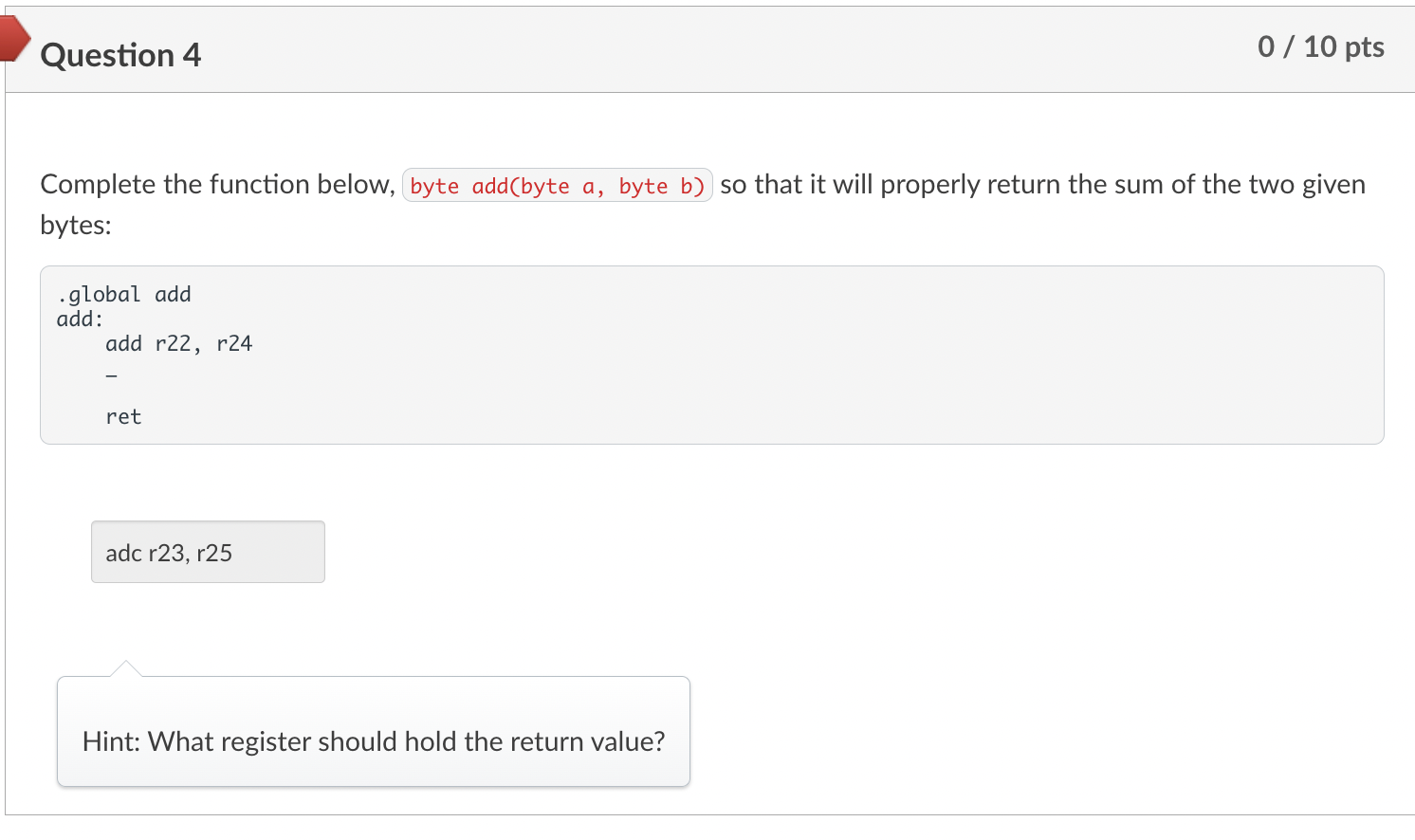 Solved Complete the function below, so that it will properly | Chegg.com