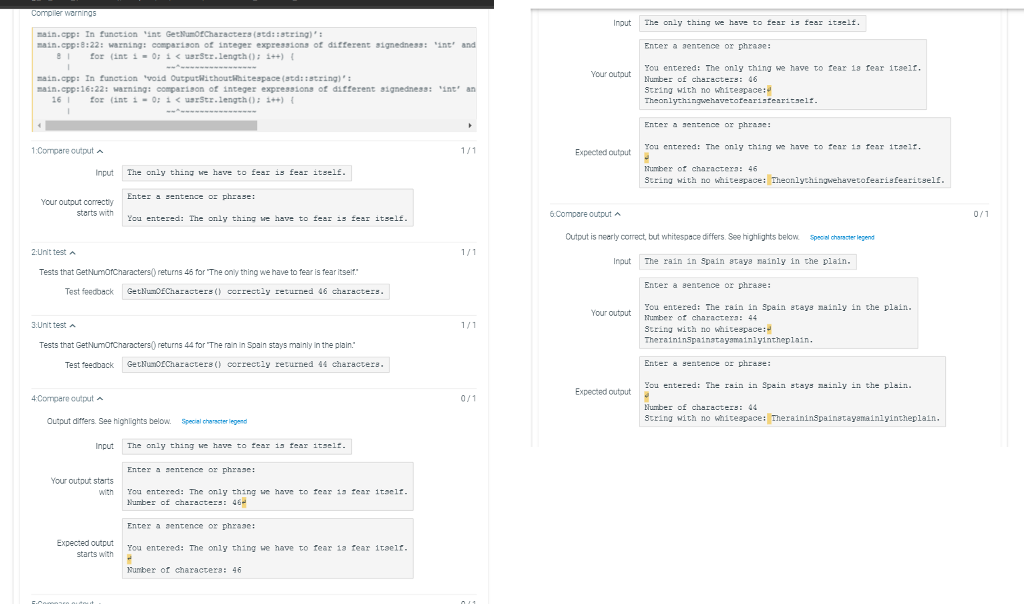 Solved Question (1) Prompt the user to enter a string of | Chegg.com