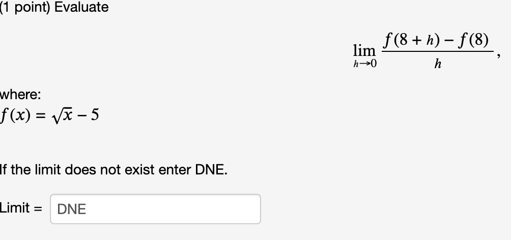 Solved (1 ﻿point) | Chegg.com