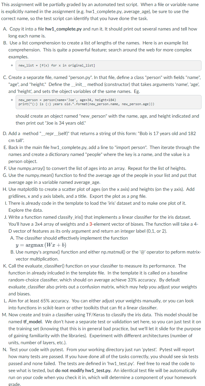 Solved This assignment will be partially graded by an | Chegg.com