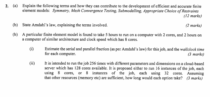 Solved 2. (a) Explain the following terms and how they can | Chegg.com