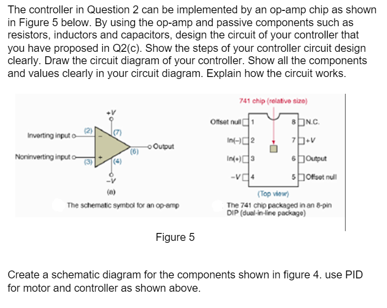 Solved Figure 5Create a schematic diagram for the components | Chegg.com
