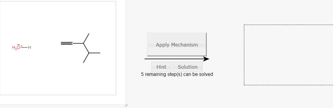 Solved HÖ=H Apply Mechanism Hint Solution 5 remaining | Chegg.com
