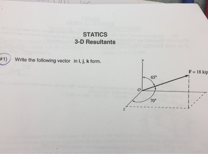 Solved Write the following vector in i, j, k form. | Chegg.com