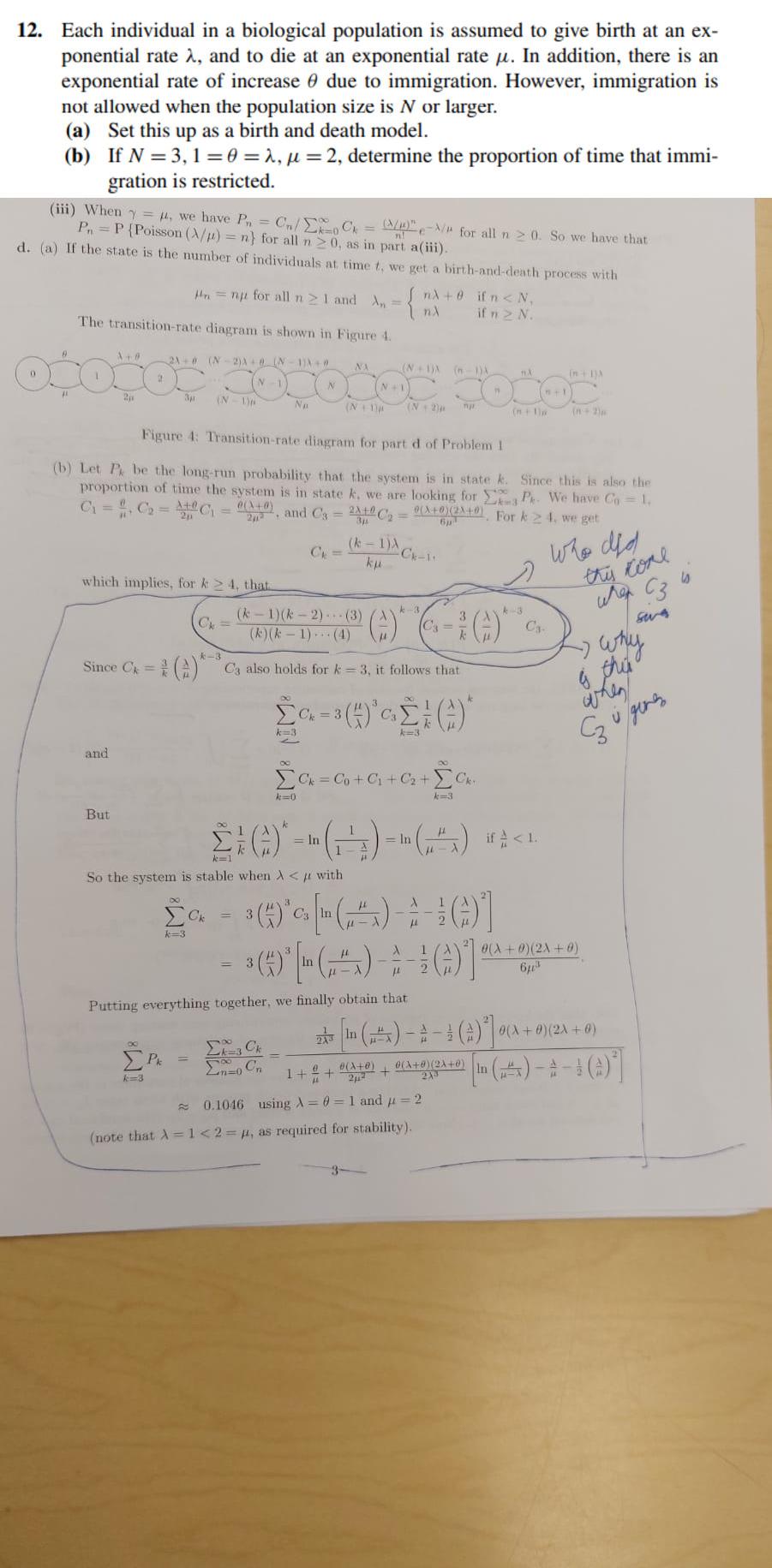 12. Each individual in a biological population is | Chegg.com