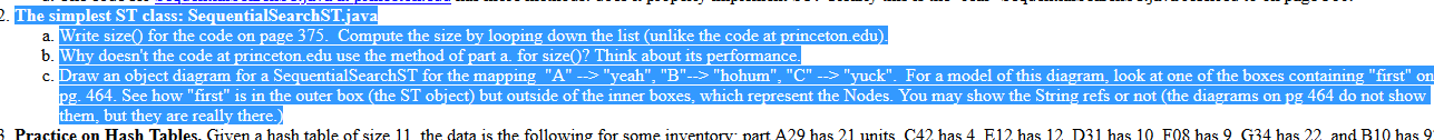 public class SequentialSearchST { | Chegg.com