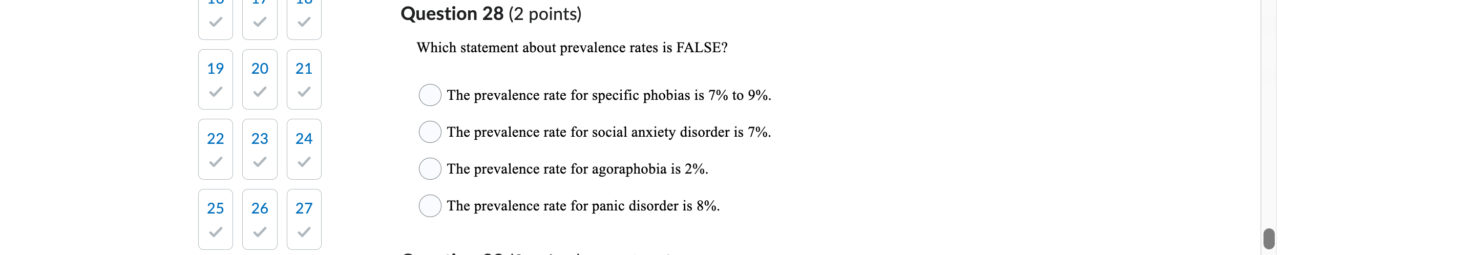 Solved Question 28 (2 points) Which statement about | Chegg.com