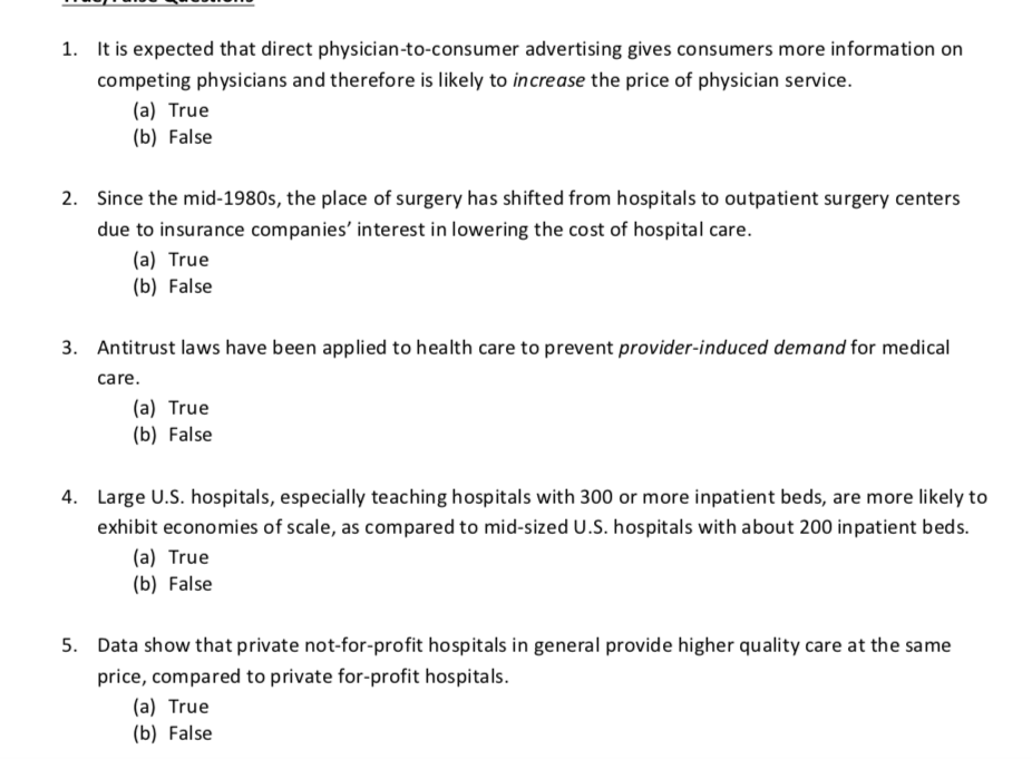 Solved 1. It is expected that direct physician-to-consumer | Chegg.com