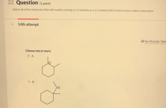 Solved 22 Question ( point) Select all of the molecules that | Chegg.com
