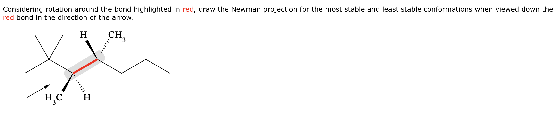 Solved Considering rotation around the bond highlighted in | Chegg.com