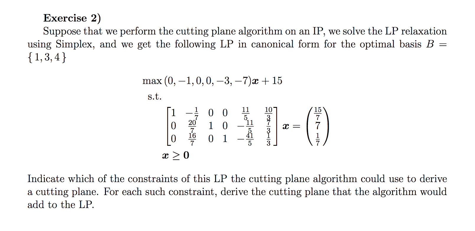 Solved > Exercise 2) Suppose that we perform the cutting | Chegg.com