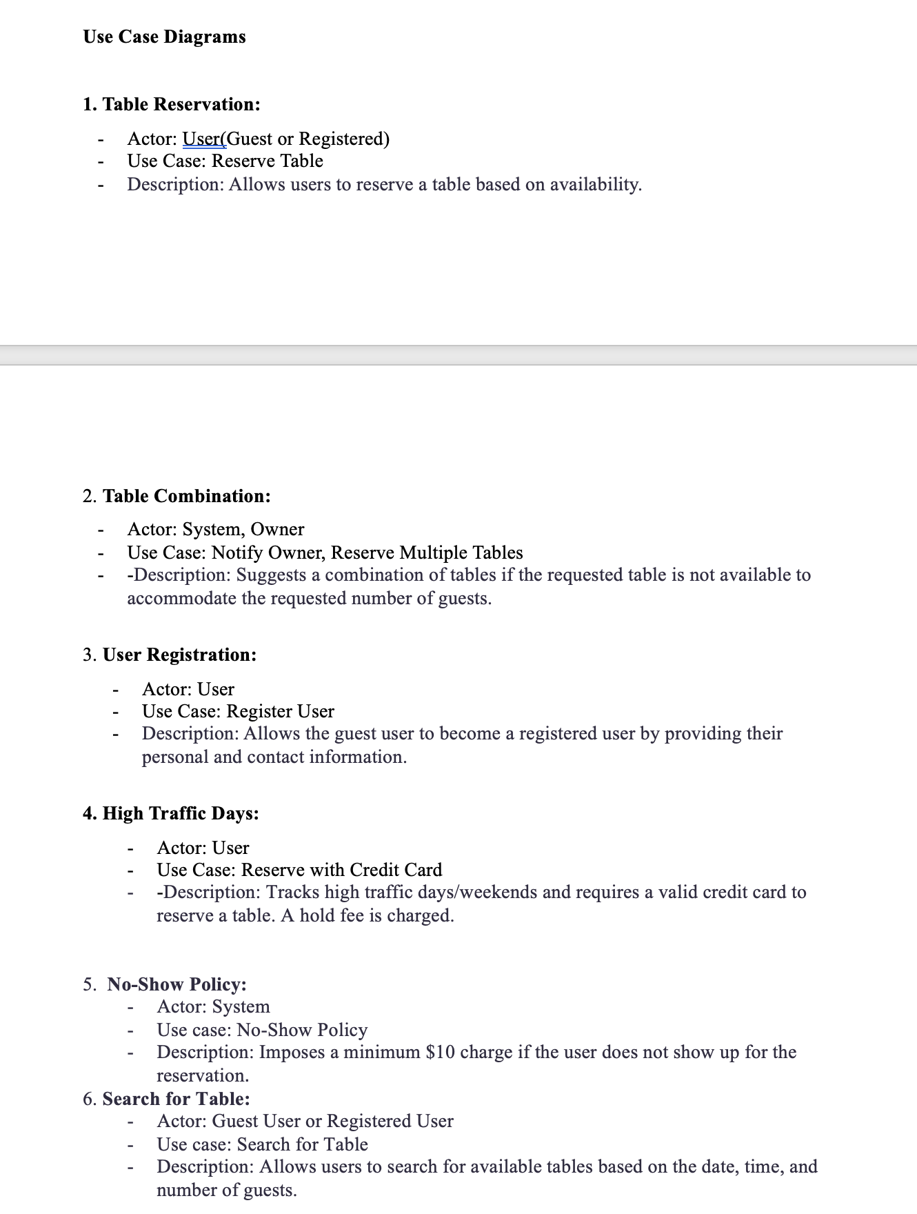 Solved please use Create a use case diagram using lucid | Chegg.com