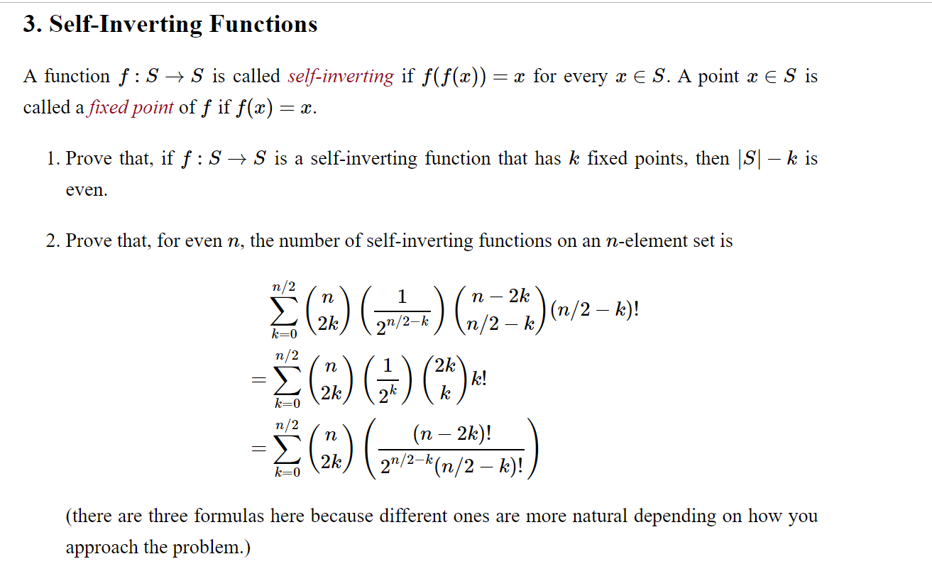 Solved Combinatorics and Permutations: Hello! I have solved | Chegg.com